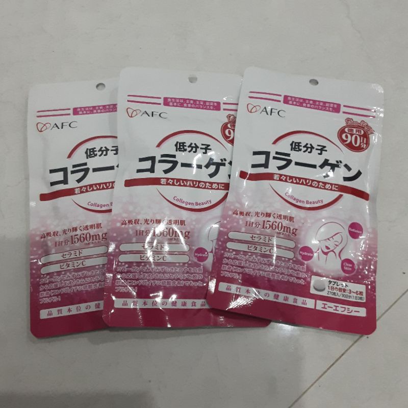 Jual AFC COLLAGEN BEAUTY JAPAN 1560 MG 270 TABLET 90 HARI SUPPLY ...