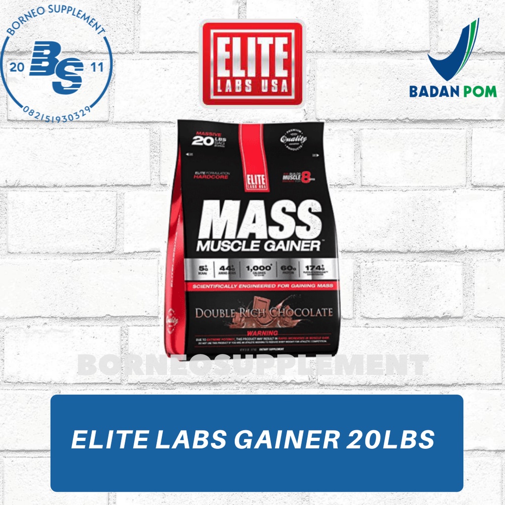 Jual EliteLabs Mass Muscle Gainer 20 Lbs Weight Gainer 20 Lbs elite labs | Shopee Indonesia