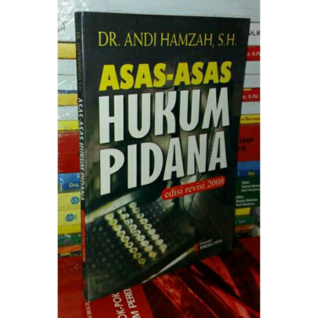 Jual ASAS ASAS HUKUM PIDANA andi hamzah | Shopee Indonesia