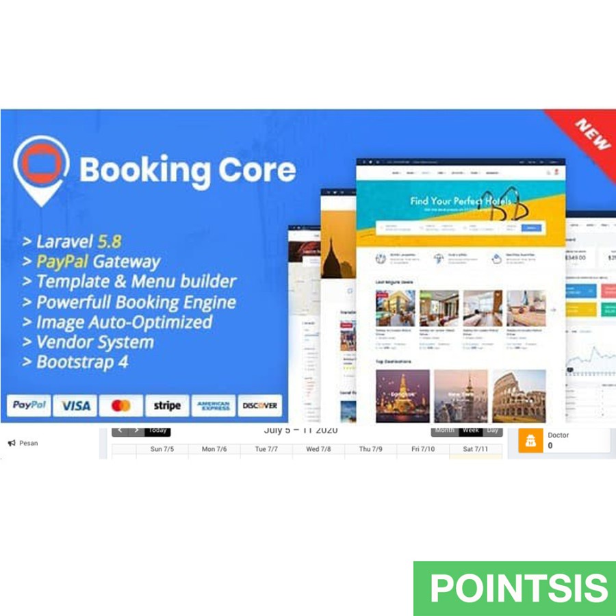 Jual Software Program Aplikasi Website Booking Hotel Source Laravel PHP ...