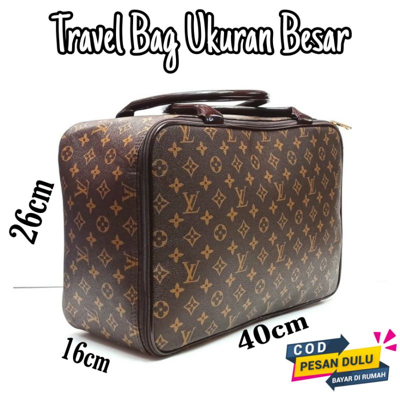 Jual Tas Jinjing Travel Bag Kulit Sintetis Premium - Tas Travel Premium ...