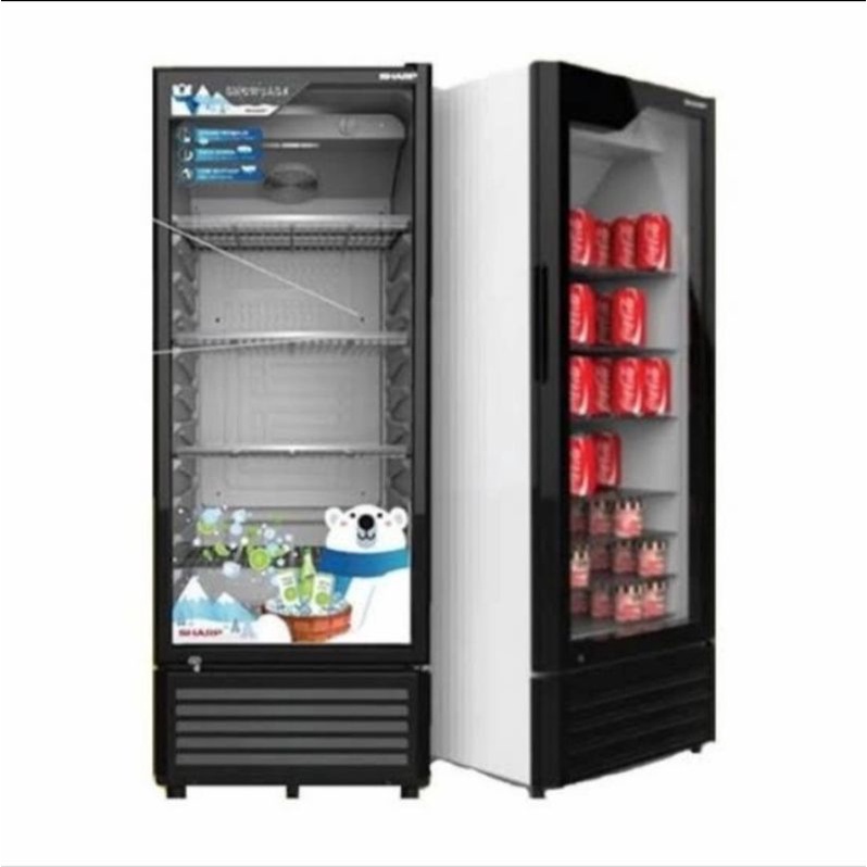 Jual Showcase Sharp 3 Rak SCH-170FS / SCH 170FS / 170FS | Shopee Indonesia