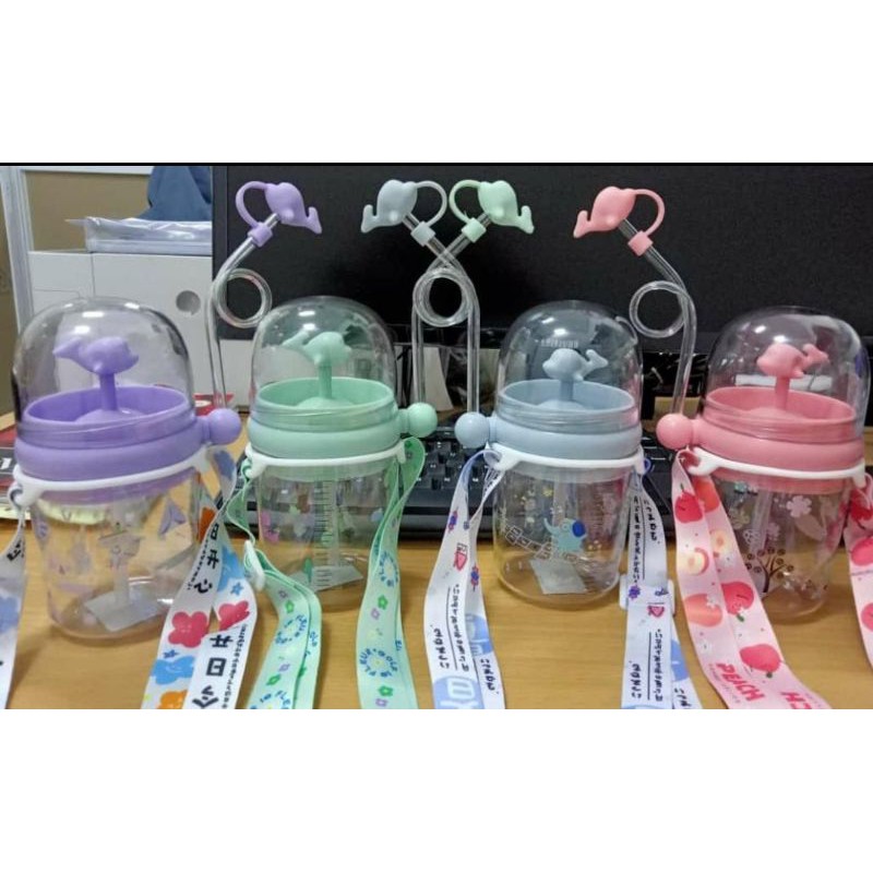 Jual botol minum paus mancur pink | Shopee Indonesia