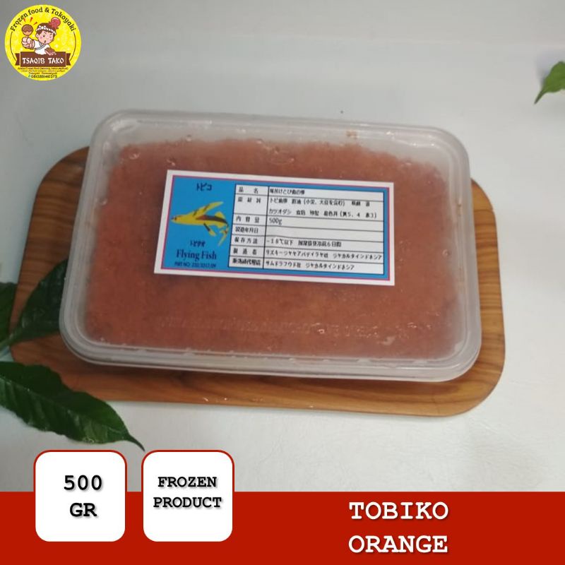 Jual PROMO Tobiko Orange 500 gr Telur Ikan Terbang 500 gram Premium ...