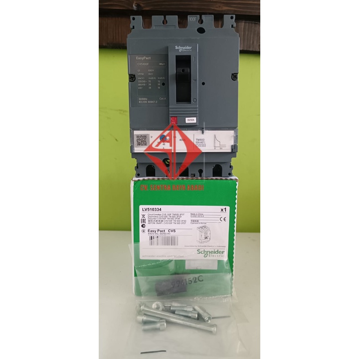 Jual SCHNEIDER MCCB 25KA CVS250B 3P 140-200A TMD LV525302 | Shopee Indonesia
