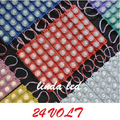 Jual LAMPU LED MODUL STRIP 6 MATA 6WATT SMD 13620 24 VOLT 6 MATA WATT 24 V 24VOLT 24V WATERPROOF ...