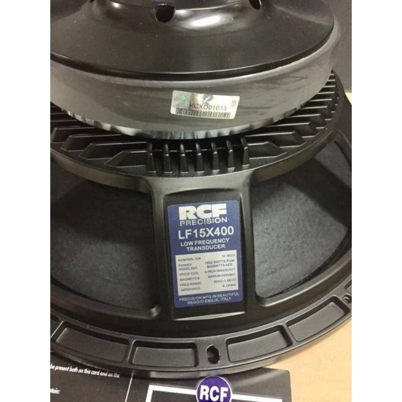 Jual component speaker RCF L15X400 component speaker 15 inch coil 4 rcf ...