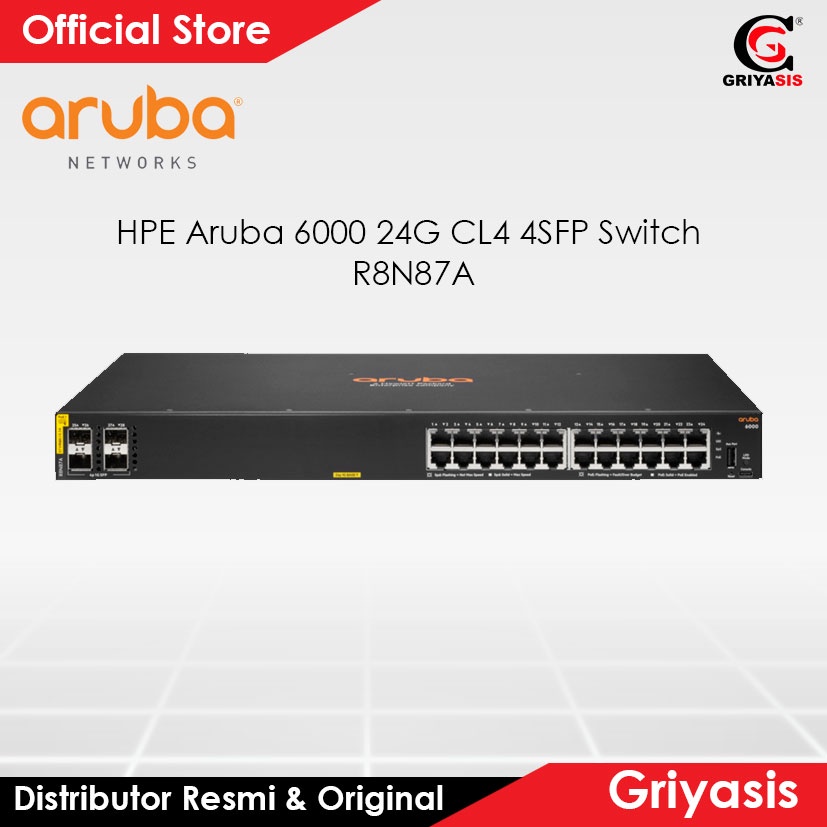 Jual Switch HPE Aruba 6000 24G CL4 4SFP R8N87A | Shopee Indonesia