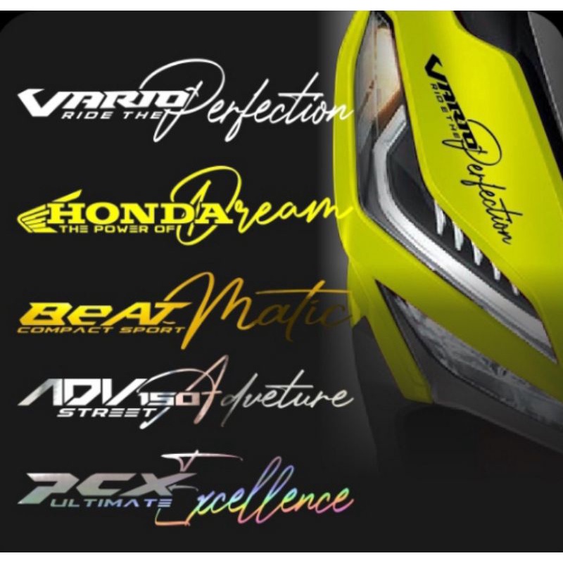 Jual Stiker variasi tulisan custom | Shopee Indonesia