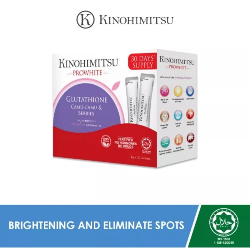 Jual Kinohimitsu ProWhite 8g X 30 Sachets | Shopee Indonesia