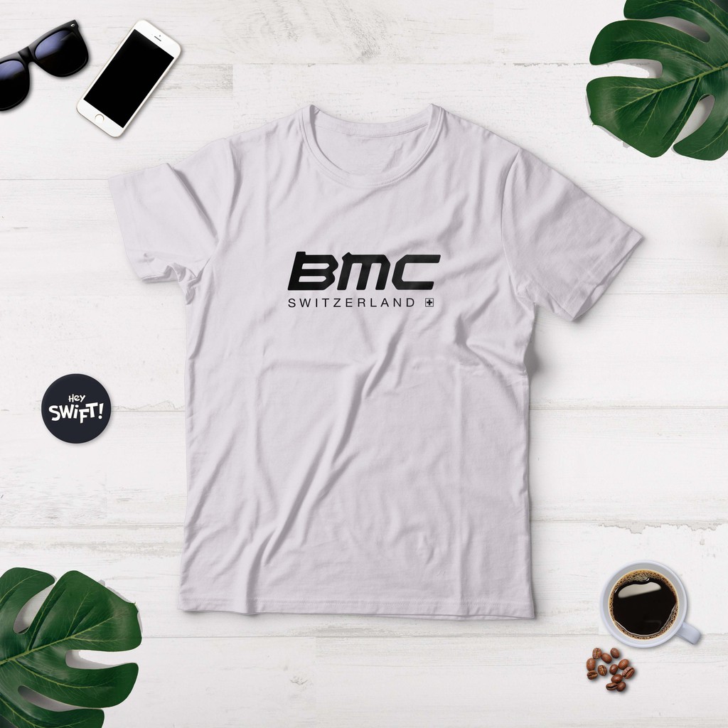 Jual KAOS SEPEDA BMC SWITZERLAND BIKE LOGO GOWES T-SHIRT BAJU DISTRO ...