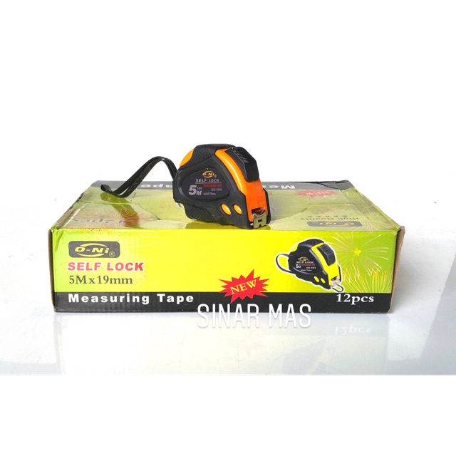 Jual METERAN 5 METER SELF LOCK/ MEASURING TAPE 5 METER SELF LOCK ...