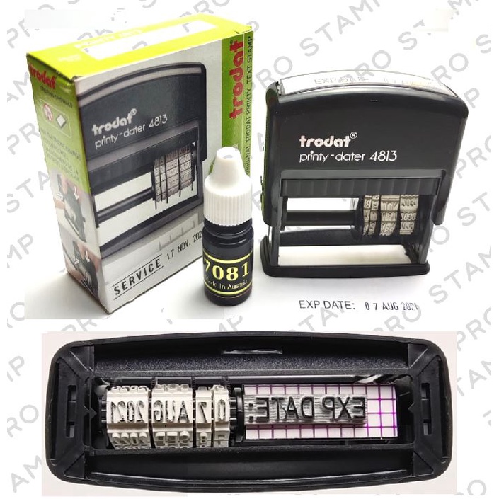 Jual Stempel Otomatis Date/Expired/Kadaluarsa - Trodat 4813 | Shopee ...