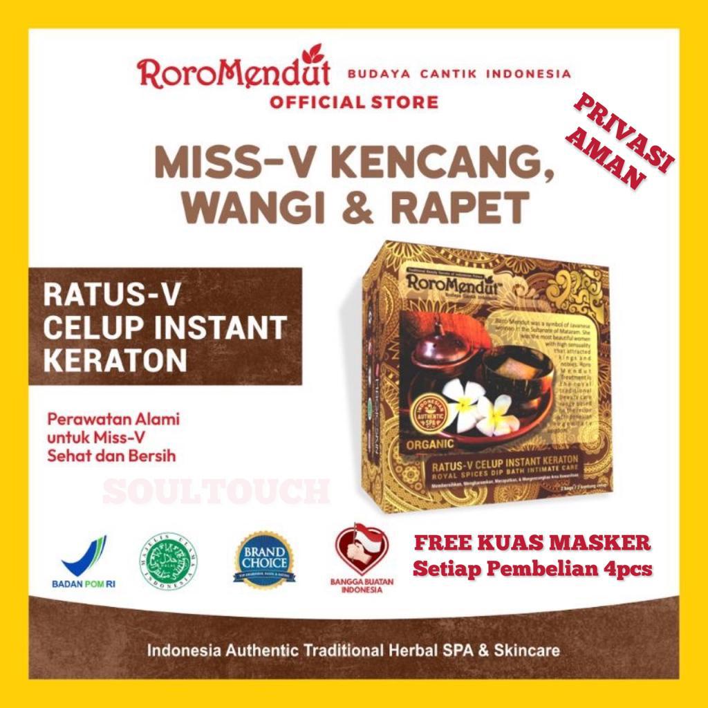 Jual Ratus Rapet Wangi Instant V Celup Roro Mendut Original | Shopee ...