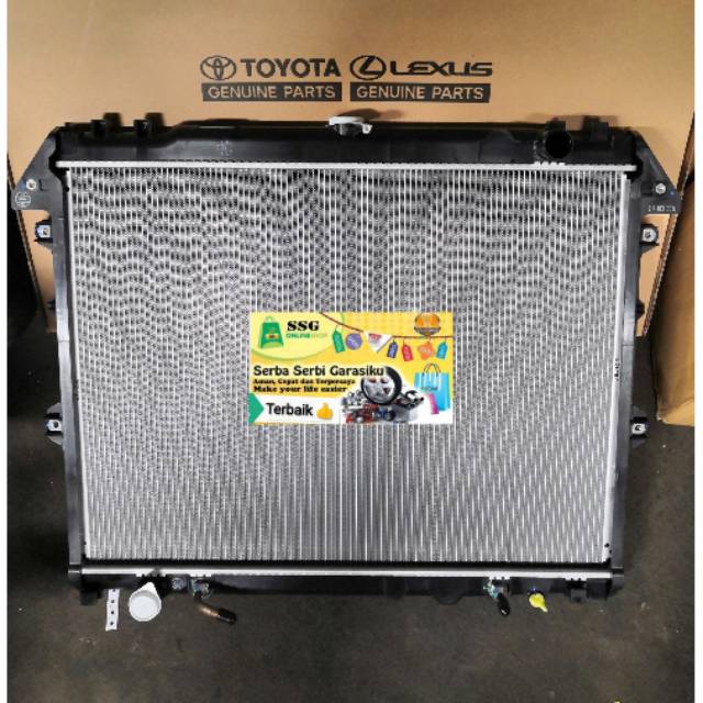 Jual Radiator Toyota Innova Fortuner Hilux Bensin Matic Original ...