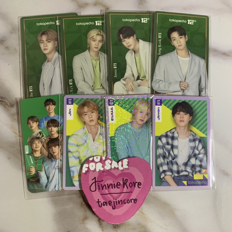 Jual BTS ECOMMERCE COLLAB EVENT OFFICIAL PHOTOCARD JIN SUGA JIMIN JUNGKOOK GROUP OT7 BANGTAN ...