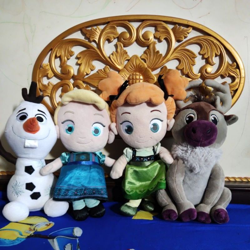 Jual Boneka Frozen disney anna elsa olaf sven original disney sepaket ...