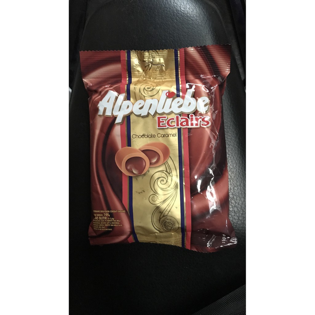Jual Permen Alpenliebe Eclairs Chocolate Caramel 144g 144gr 40 Butir ...