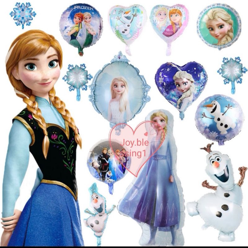 Jual BALON FOIL FROZEN ELSA ANNA OLAF/Banner Frozen/Balon bando frozen ...