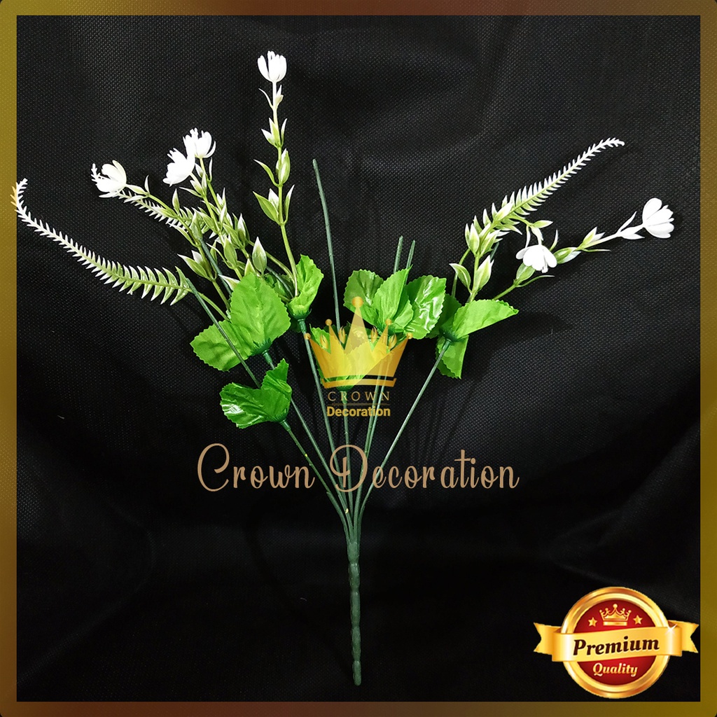 Jual [1 lusin] Tangkai Dan Aksesoris Daun Untuk Bunga Artificial Cabang ...
