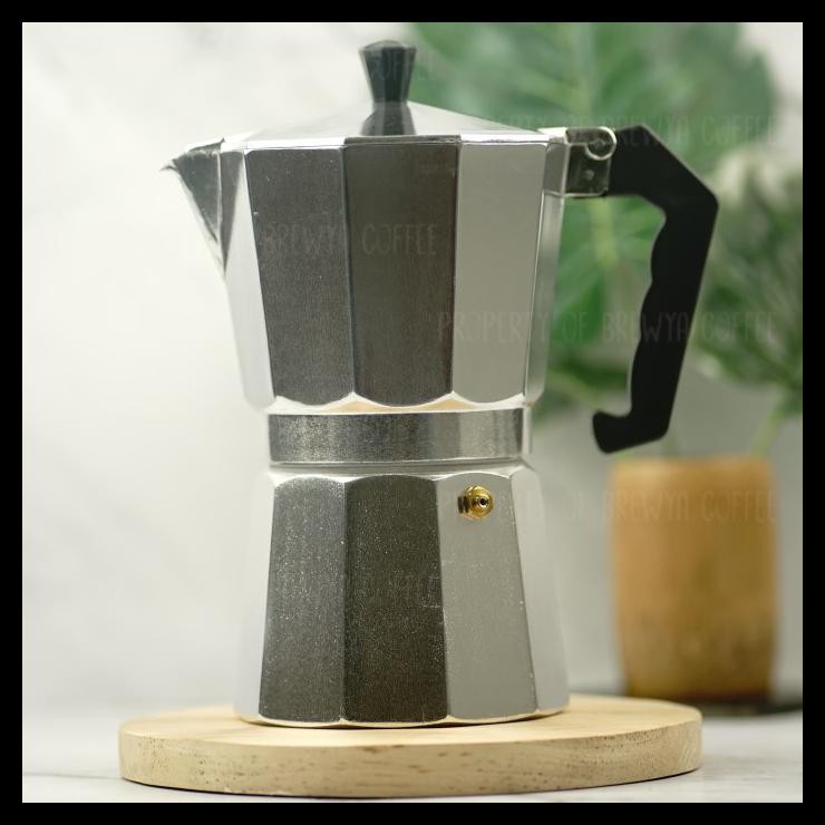 Jual Moka Pot Teko Kopi Espresso Maker | Teko Stovetop Filter 300 Ml 6 Cups | Shopee Indonesia
