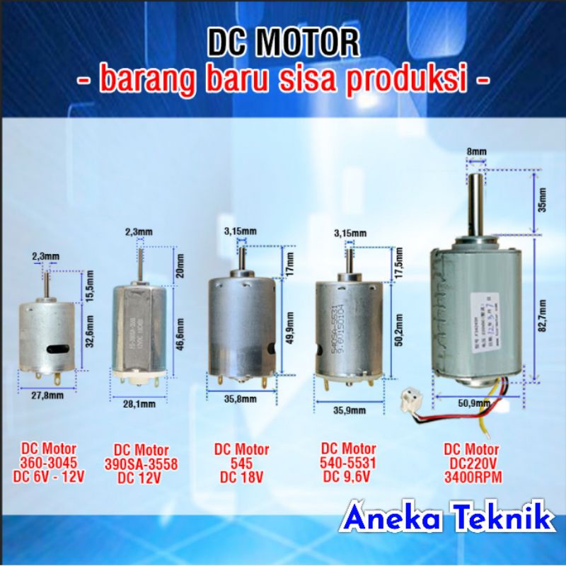 Jual Dinamo Motor Listrik Kipas Fan Motor DC / AC | Shopee Indonesia