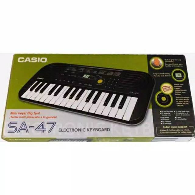 Jual Keyboard Casio Mini SA 47 | Shopee Indonesia