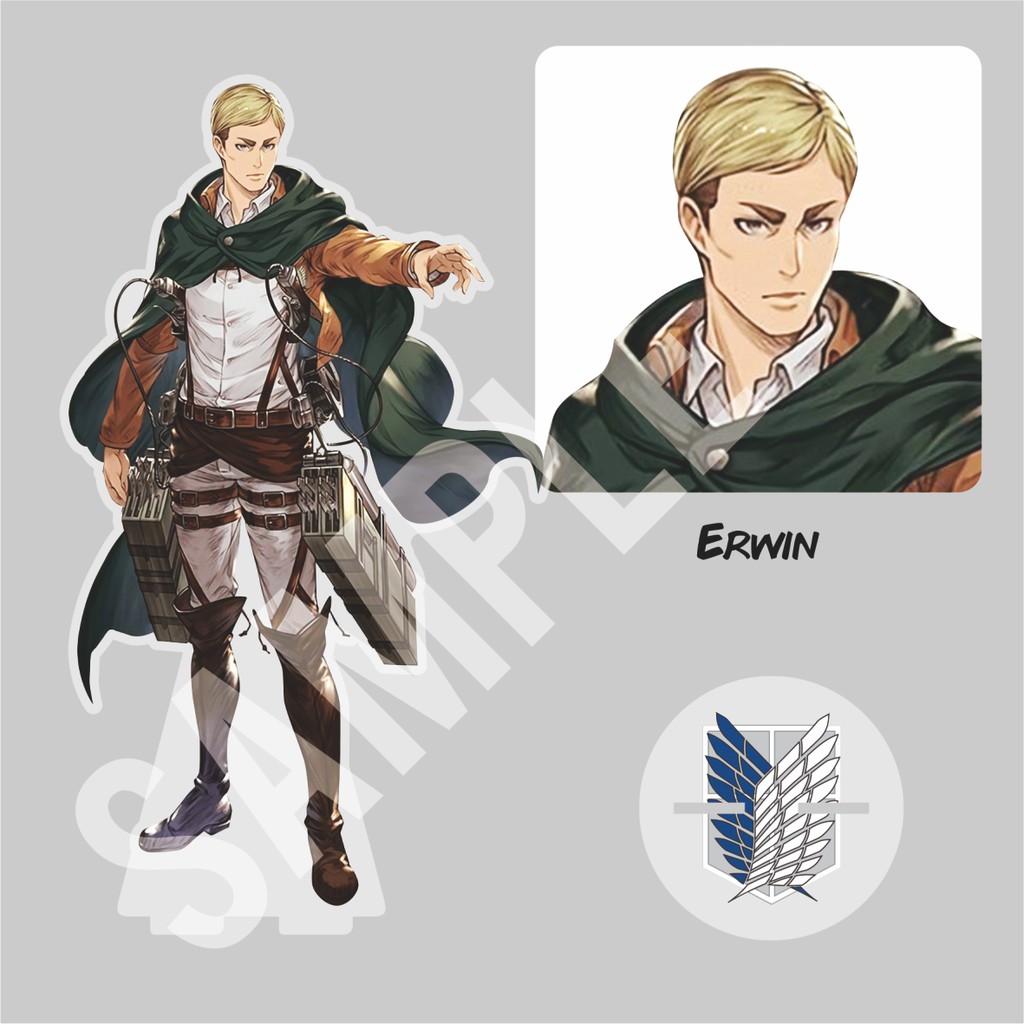 Jual [Pre Order] Standee Akrilik Attack on Titan Action Figure ...