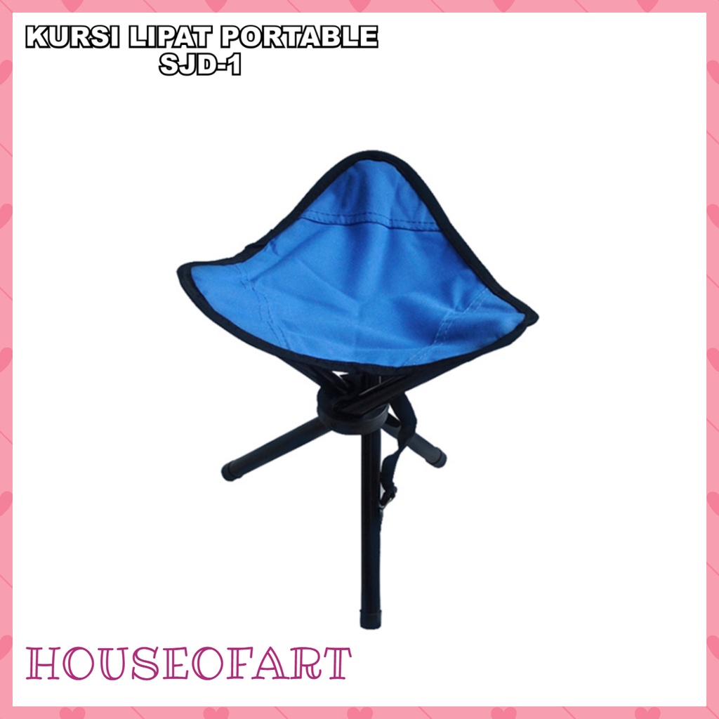 Jual Kursi Lipat Portable Folding Legged Stool Chair Outdoor Mudah ...