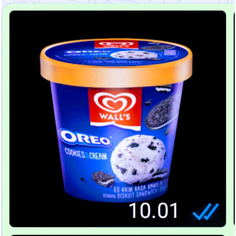 Jual walls selection oreo cookies n cream 410ml _khusus kota pasuruan ...