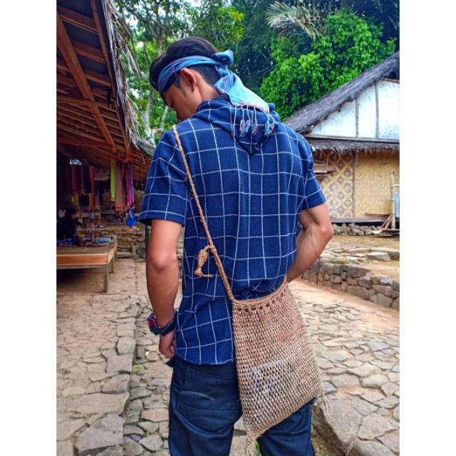 Jual Tas Selempang etnik kulit kayu khas suku Baduy | Shopee Indonesia