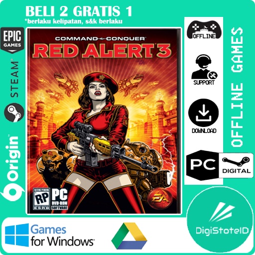 Jual Command and Conquer Red Alert 3 Complete Collection - Game PC ...