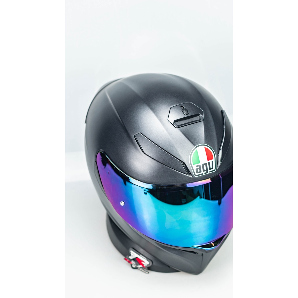 Jual AGV K3SV BLACK MATT + IRIDIUM RAINBOW | Shopee Indonesia