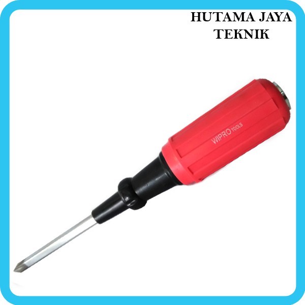 Jual Obeng Plus Ples 4 inch 100 mm Gagang Karet Tembus Pukul Baja CRV ...