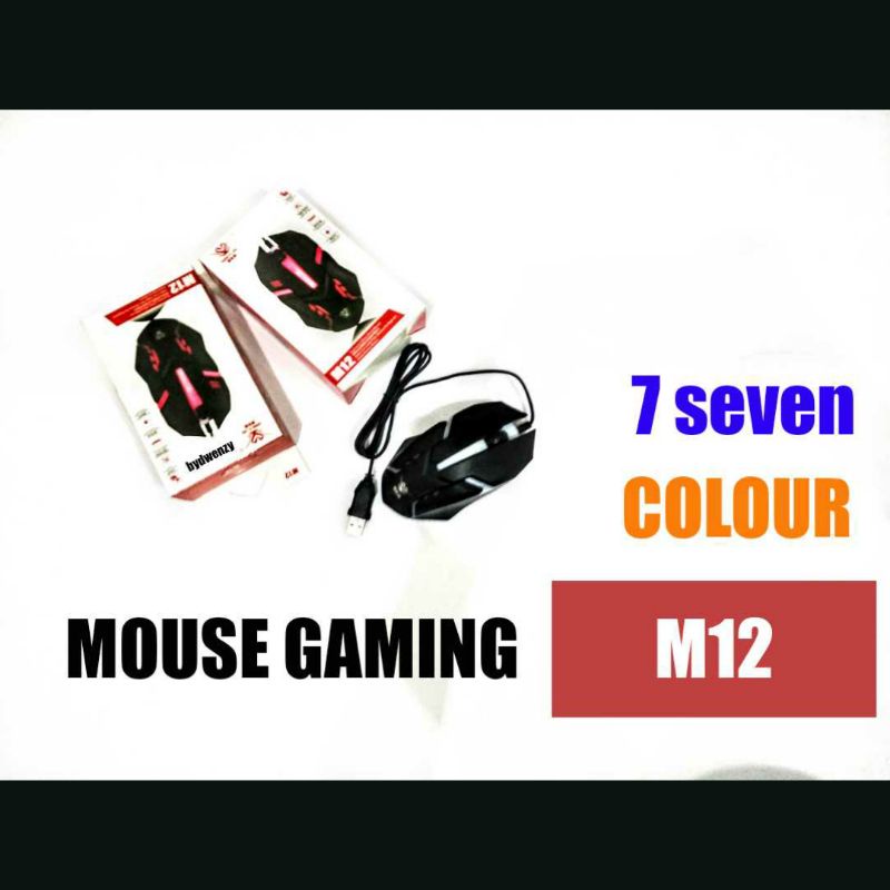 Jual MOUSE GAMING M12 | Shopee Indonesia