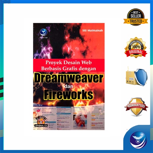 Jual Penerbit Andi - Proyek Desain Web Berbasis Grafis Dengan Dreamweaver Dan Fireworks+ cd ...