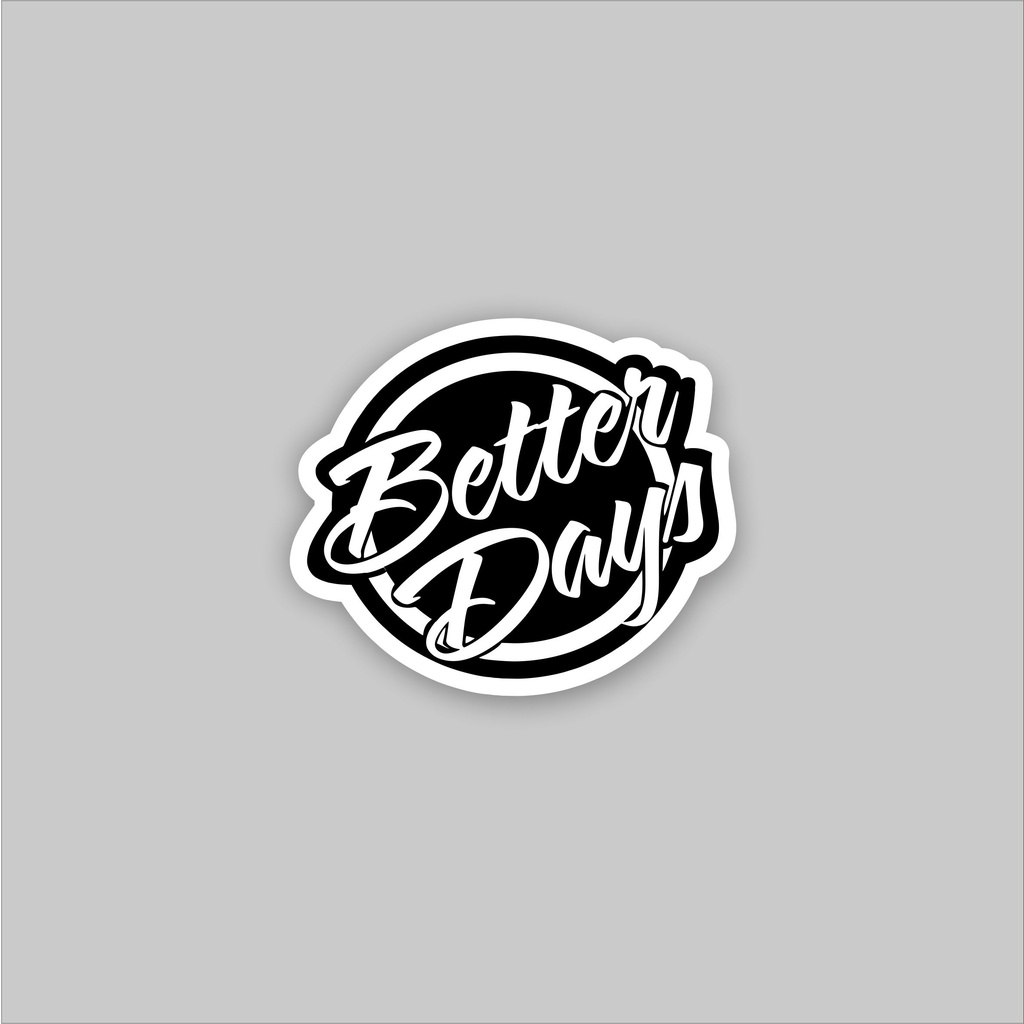 Jual Stiker Sticker Distro Brand Case Phone Logo Betterdays BLACK Band ...