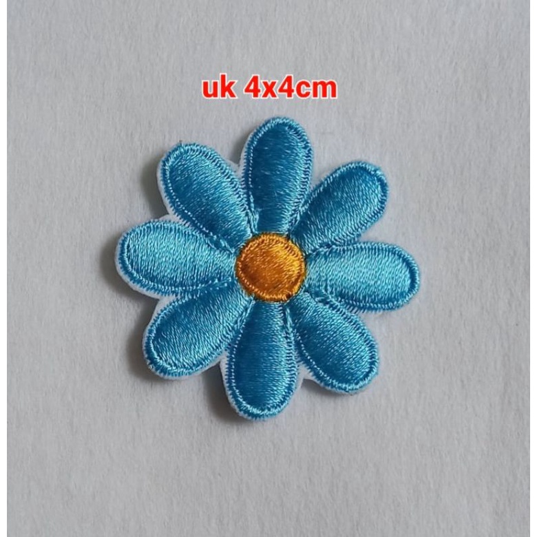 Jual Patch Bordir Karakter Bunga Melati Warna | Shopee Indonesia