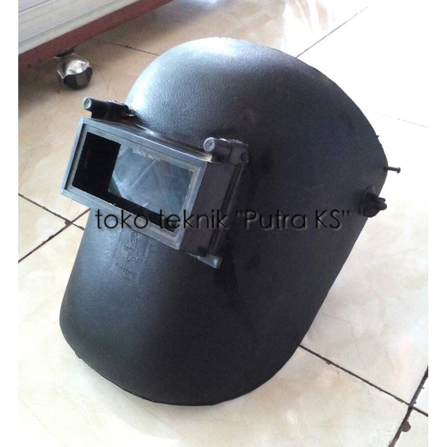 Jual Kedok Las / Helm Las / Topeng Las Kepala + Kaca | Shopee Indonesia