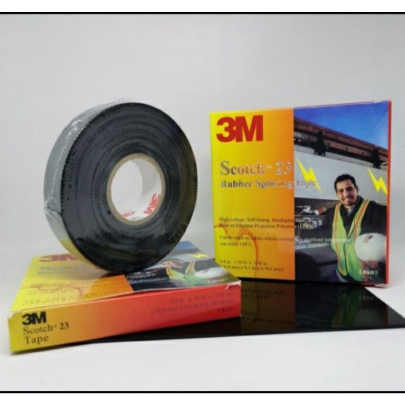 Jual 3M Isolasi Rubber Scotch 23 Splicing Tape | Shopee Indonesia