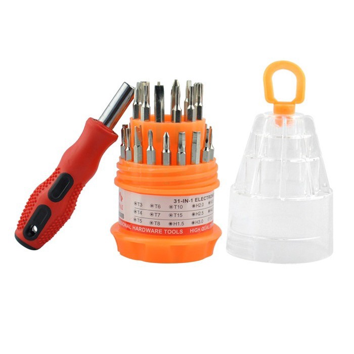 Jual Serbagrosirmurah OBENG SET 31 IN 1 Mini Screwdriver Kecil Obeng Plus Handphone Elektronik ...