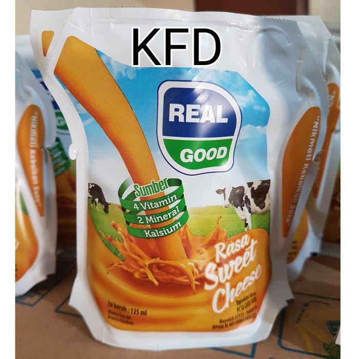 Jual SUSU REAL GOOD RASA SWEET CHEESE DARI SO GOOD | Shopee Indonesia