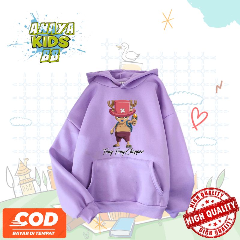 Jual ANAYA KIDS 88 JAKET HOODIE CHOPPER - TONY TONY CHOPPER - ONE PIECE ...