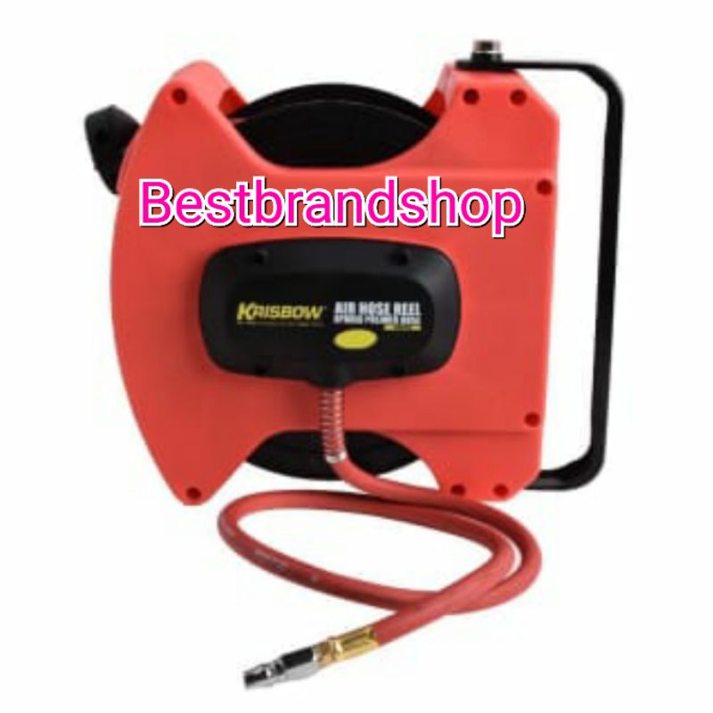Jual KRISBOW GULUNGAN SELANG KOMPRESOR OTOMATIS HYBRID POLI ERTIH 15M AUTOMATIC AIR HOSE REEL ...