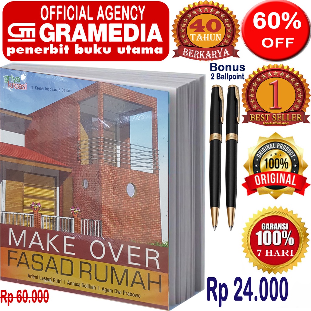 Jual Buku Make Over Fasad Rumah - Full Warna - Original | Shopee Indonesia