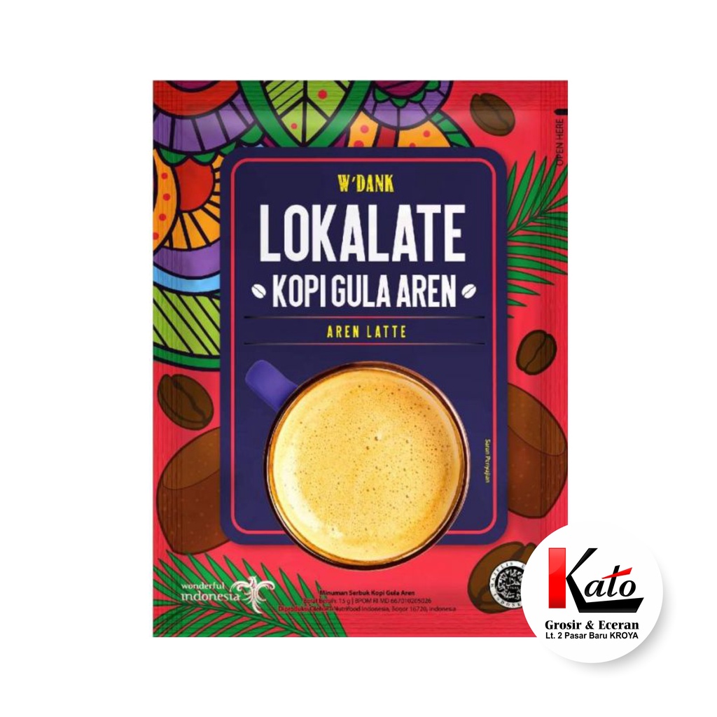 Jual Lokalate Kopi Gula Aren isi 10 sachet | Shopee Indonesia