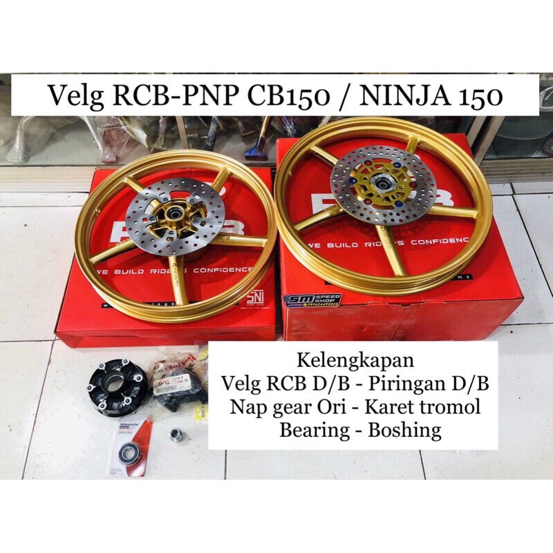 Jual Velg RCB SP 522 MX-King PNP Ninja R-RR-SS PNP Cb150 CBR150 ukuran ...