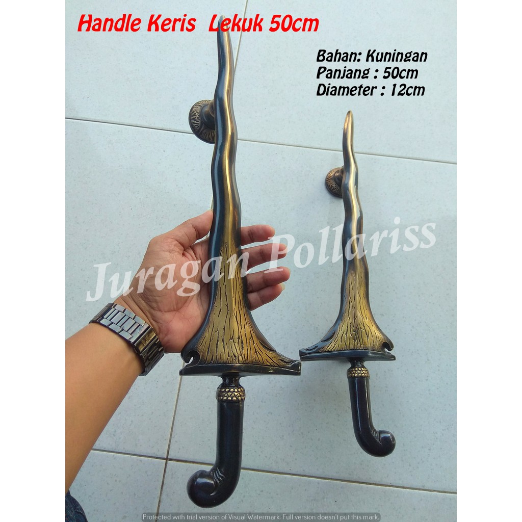 Jual Terlaris Tarikan Handle Pegangan Pintu Rumah Kuningan Asli ...