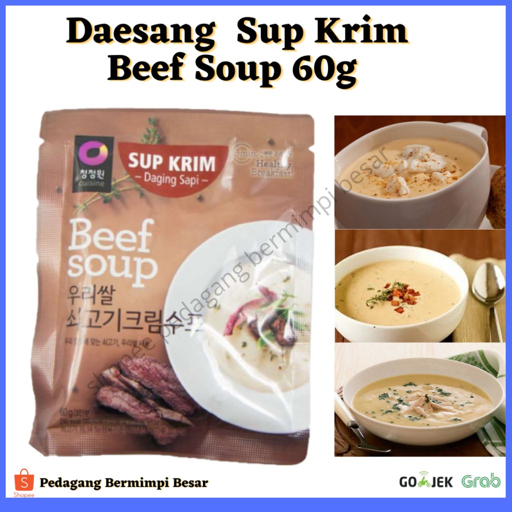 Jual Daesang Beef Soup Daging Sapi 60g/ Krim Daging Sapi/ Daesang ...