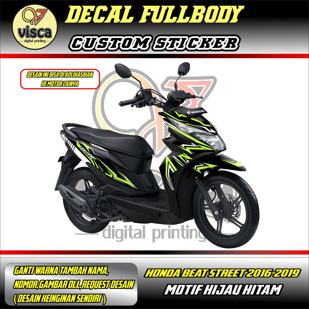 Jual STIKER DECAL - STRIPING HONDA BEAT STREET - STIKER MOTOR FULL BODY ...